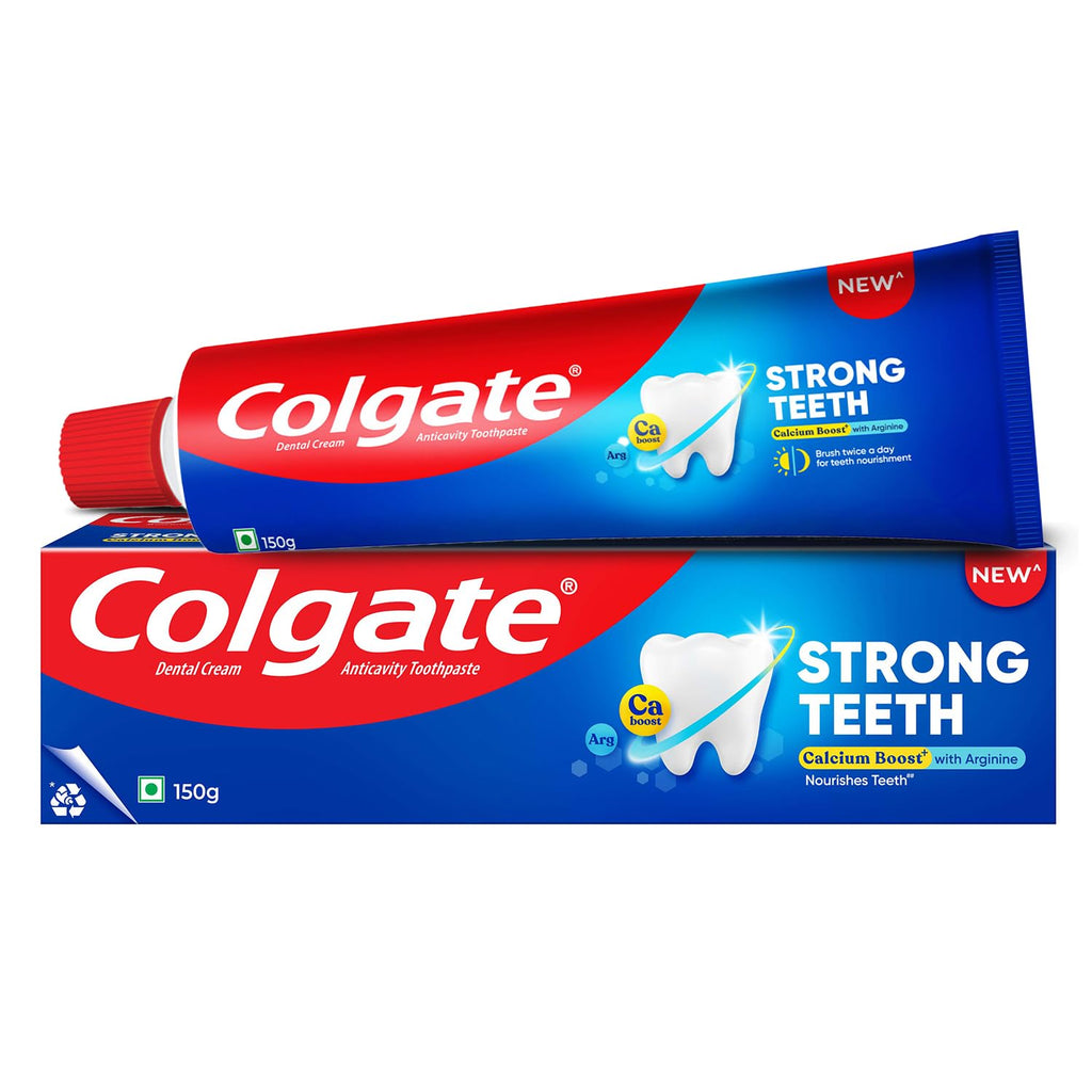 Colgate Strong Teeth Anticavity Toothpaste (150 g) – SilkRoutes.co.in
