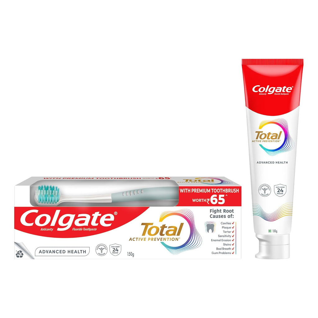 Colgate Total Sensitive Anti - Germ Toothpaste (with a Premium Toothbr ...