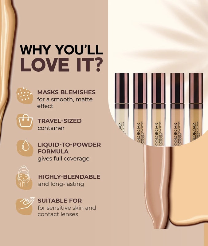 Colorbar Flawless Full cover concealer – SilkRoutes.co.in