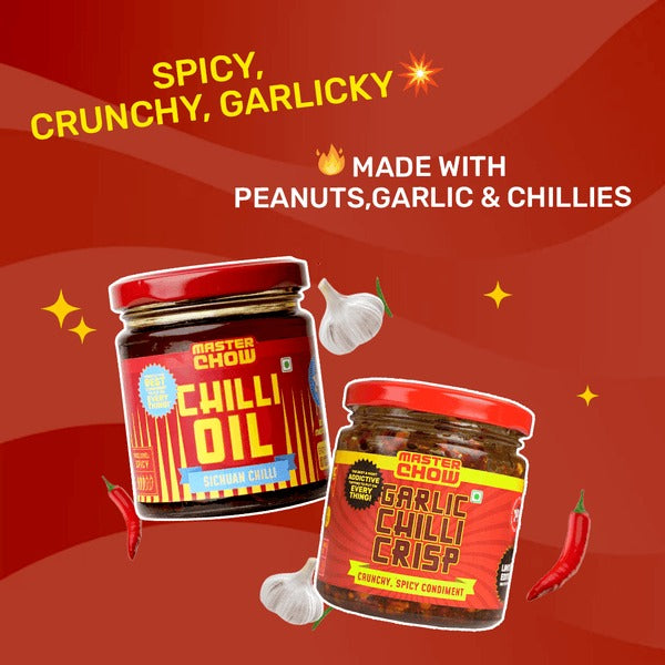 MasterChow Crispy Chilli Chinese Combo (1 CHILLI OIL, 1 CHILLI CRISP ...