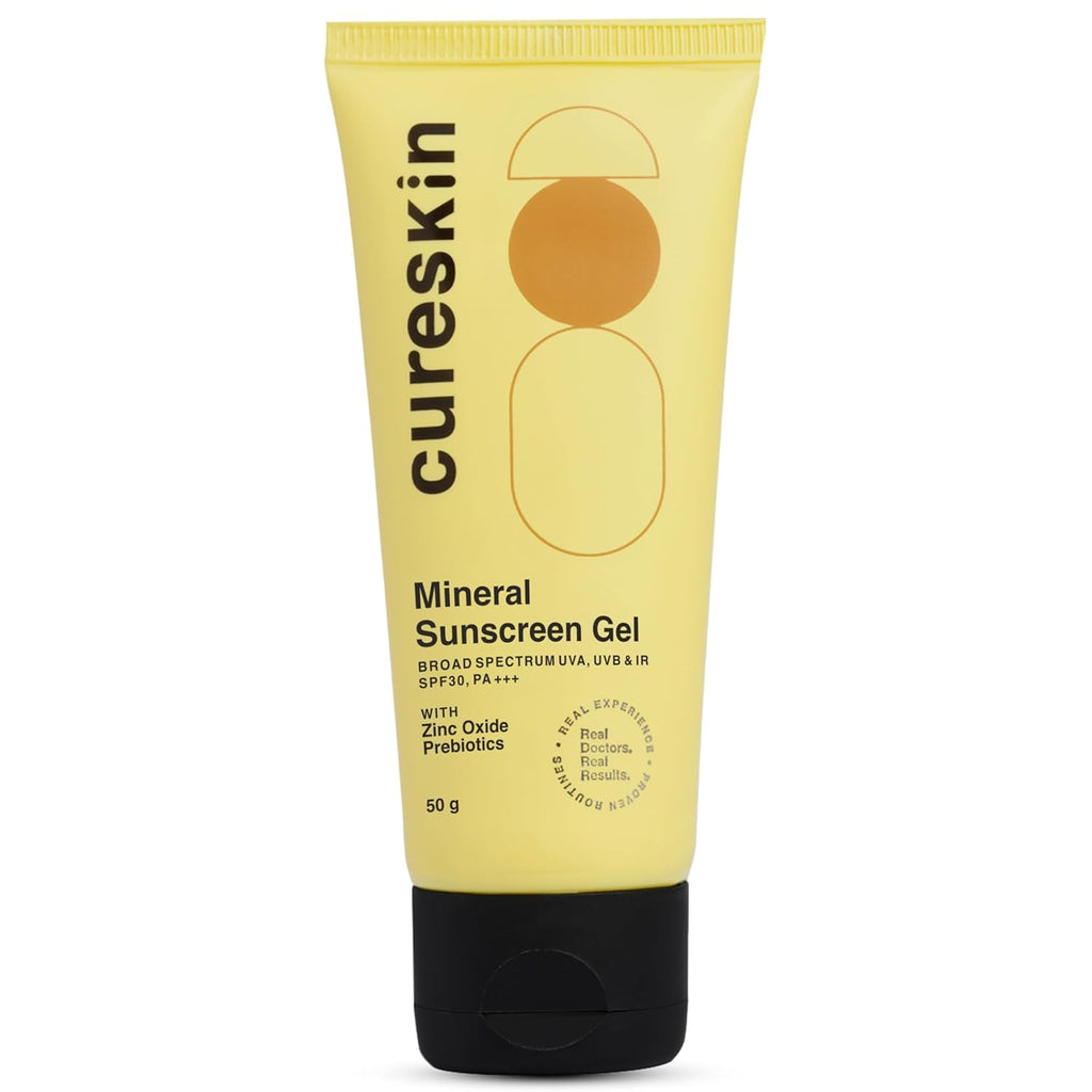 Cureskin Mineral Sunscreen Gel Matte Finish SPF 30 PA+++ (50g ...