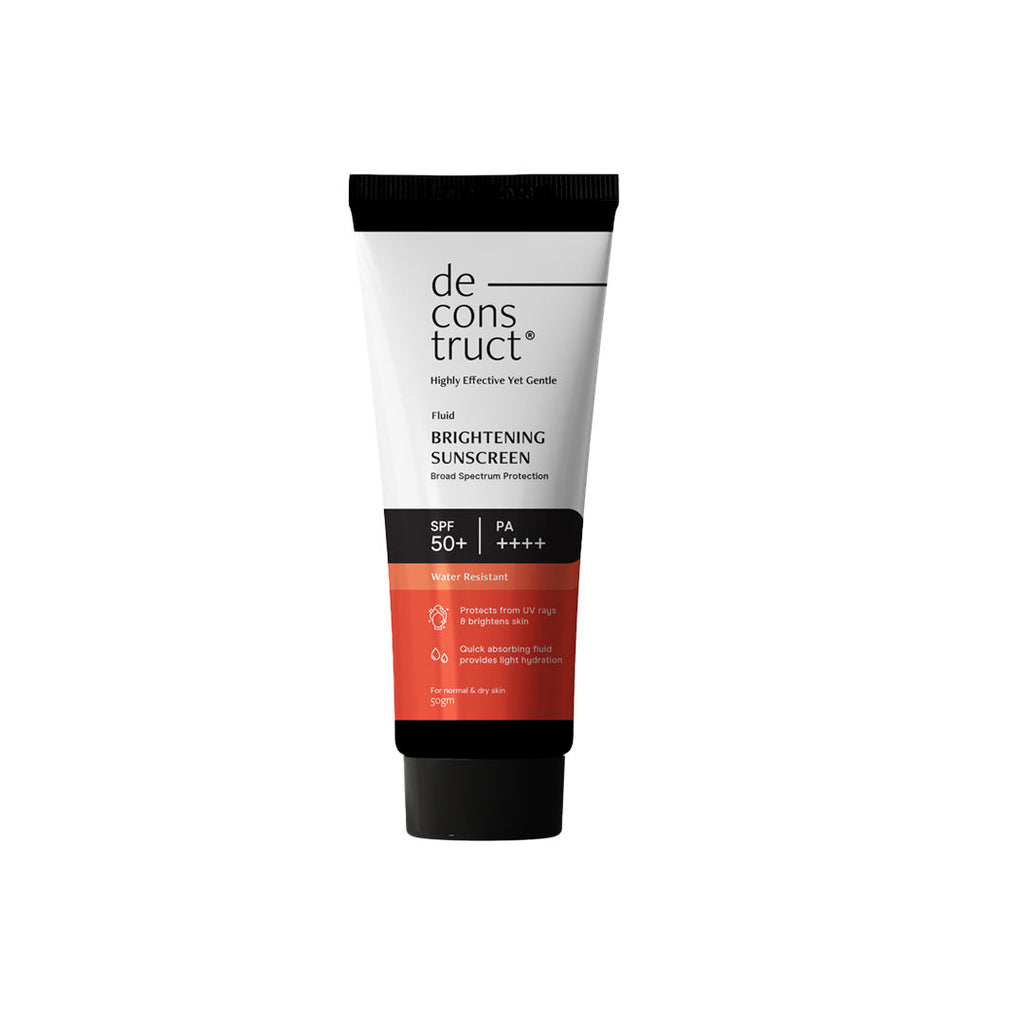 Deconstruct Fluid Brightening Sunscreen With Spf 50+ - Prevents Tannin ...