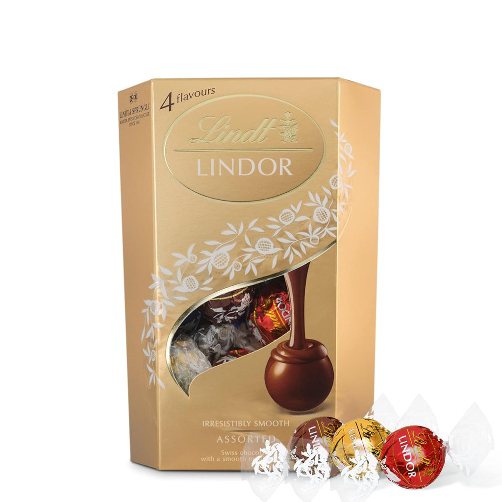 Lindt Lindor Assorted Chocolate Truffle Gift Box 200-Gm – SilkRoutes.co.in