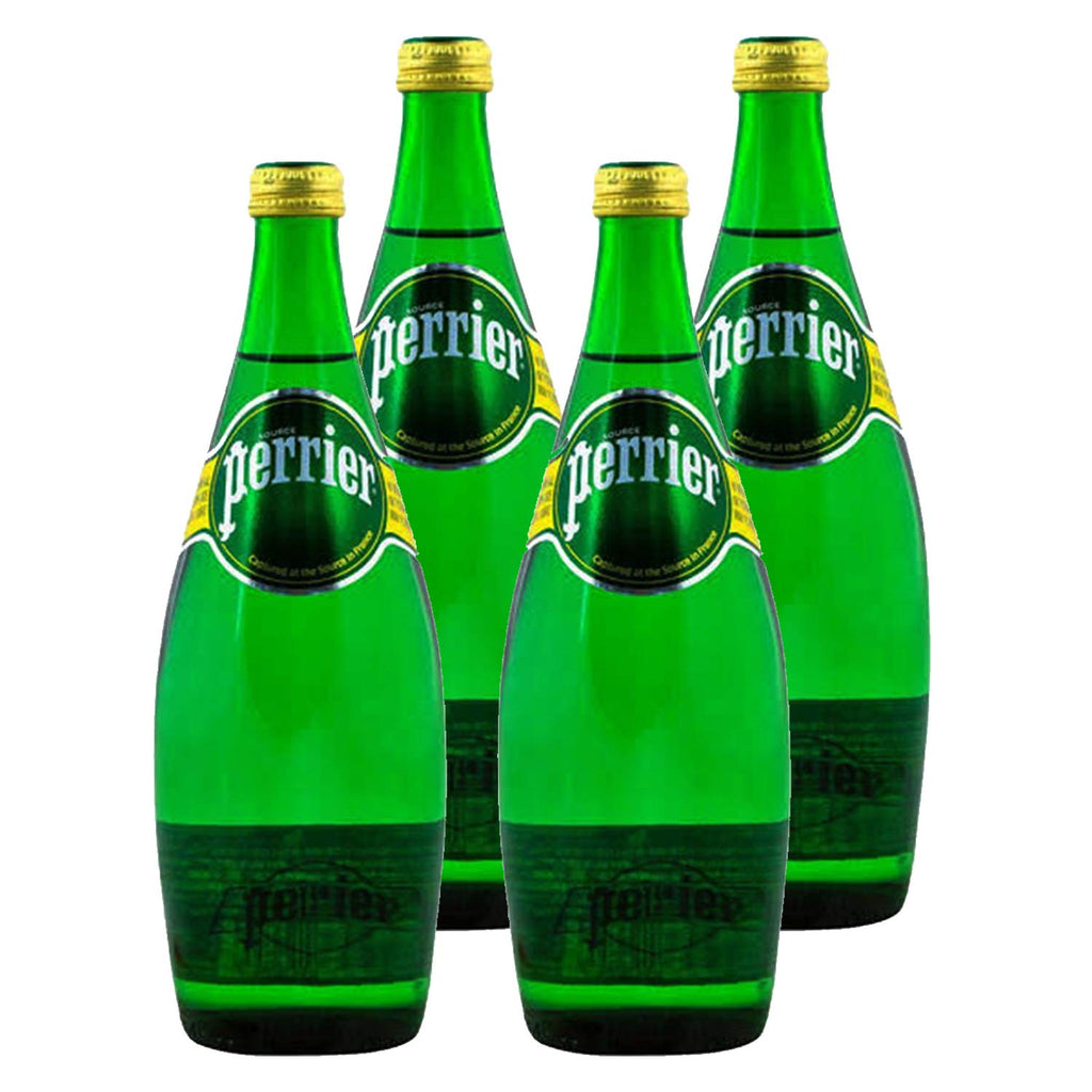 Perrier Sparkling Natural Mineral Water, 4 Pack Bottle, 4 x 750 ml ...